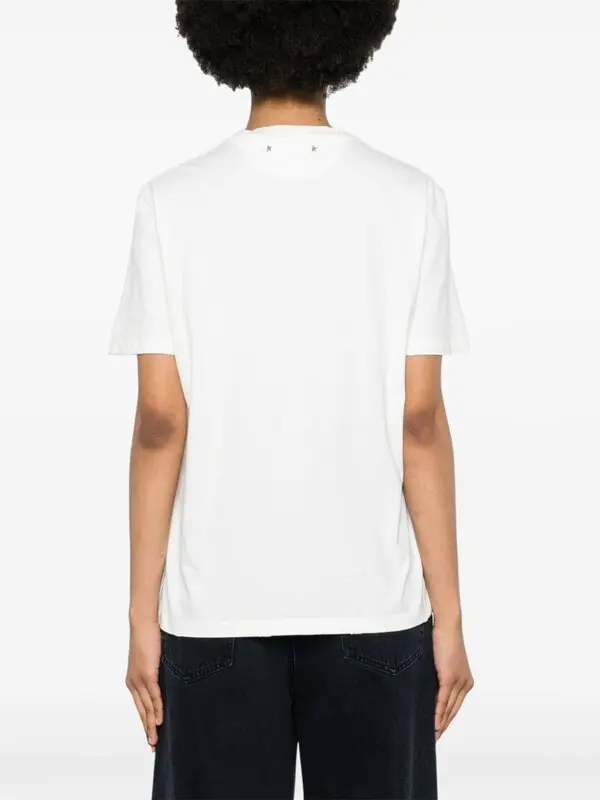 GOLDEN GOOSE Crew-neck T-shirt - White