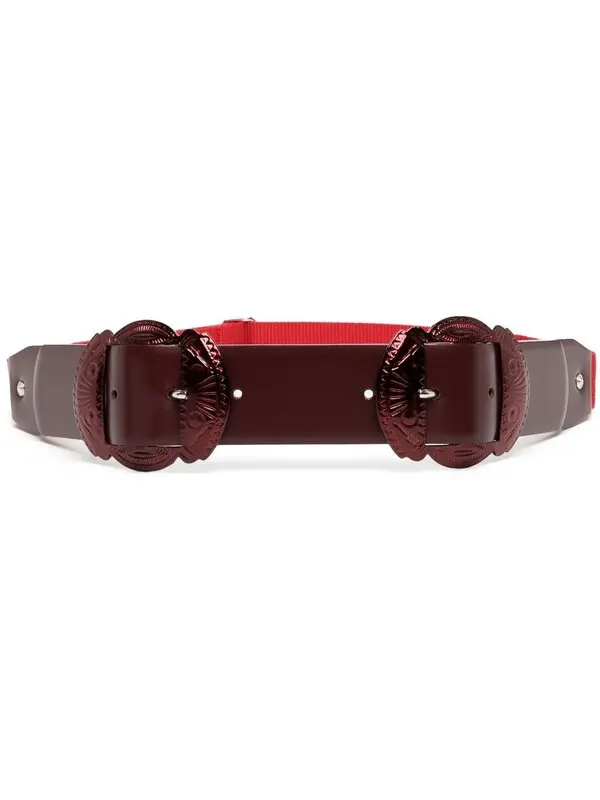 ※最終値下げ【新品未使用】TOGA Double buckle concho Toga Double-Buckle Concho Belt In Red - 50% Off | Editorialist