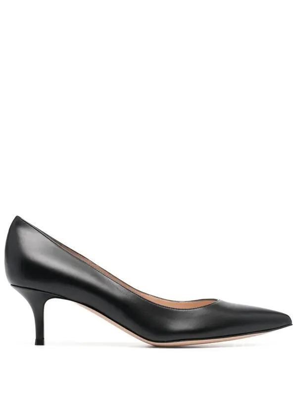 GIANVITO ROSSI 55mm Pointed-toe Pumps - Black