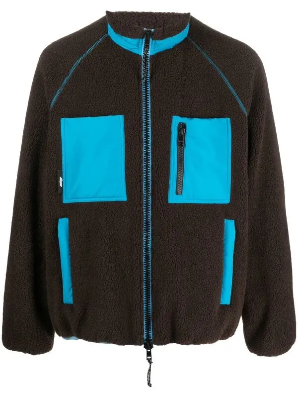 MSGM Logo-patch Fleece Jacket