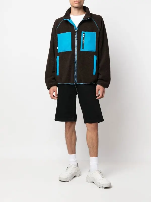 MSGM Logo-patch Fleece Jacket