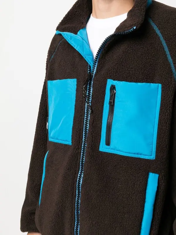 MSGM Logo-patch Fleece Jacket