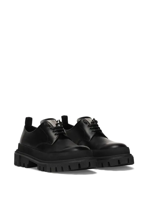 Dolce & Gabbana Logo-plaque Detail Derby Shoes