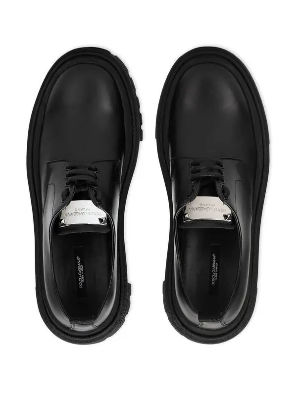 Dolce & Gabbana Logo-plaque Detail Derby Shoes