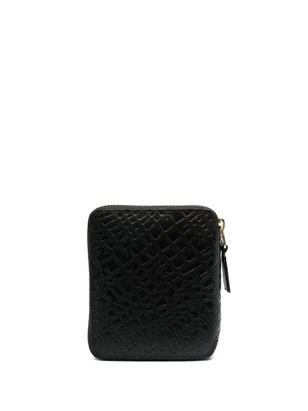 Comme Des Garçons Zip Around Textured Wallet