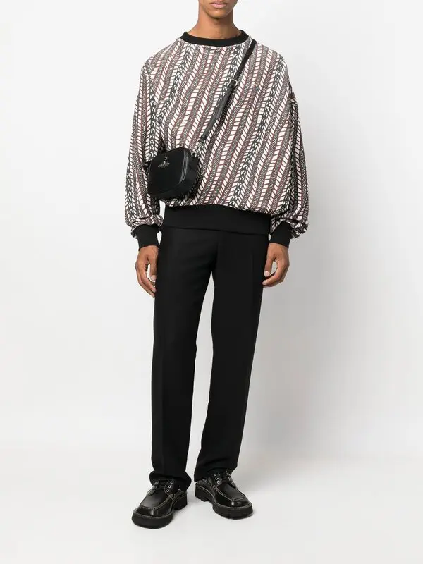 VIVIENNE WESTWOOD Druken Organic Cotton Sweatshirt