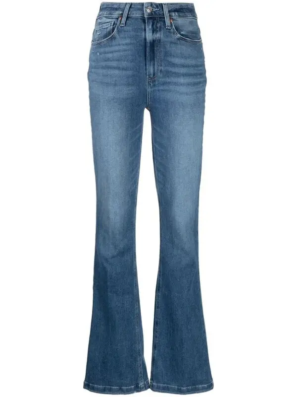 Paige Mid-rise Flared Jeans
