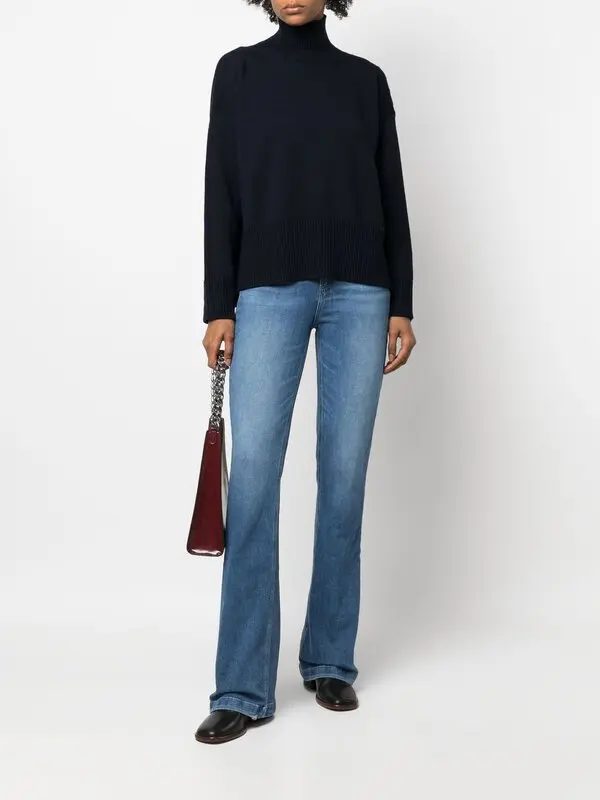 Paige Mid-rise Flared Jeans