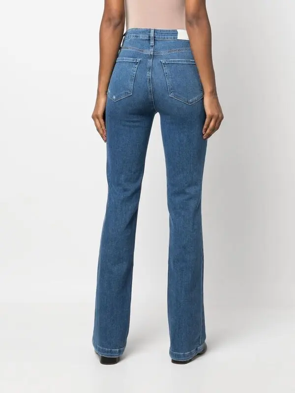 Paige Mid-rise Flared Jeans