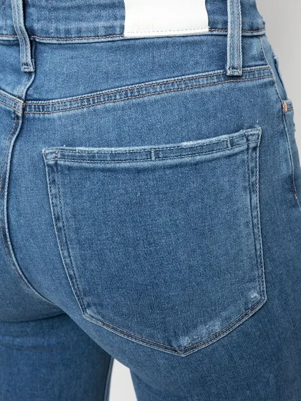 Paige Mid-rise Flared Jeans