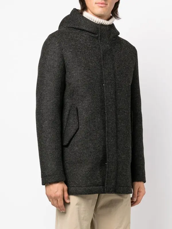 MANUEL RITZ Zip-up Hooded Coat