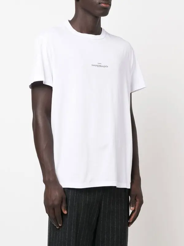 MAISON MARGIELA Logo-print T-shirt - White