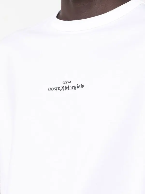 MAISON MARGIELA Logo-print T-shirt - White