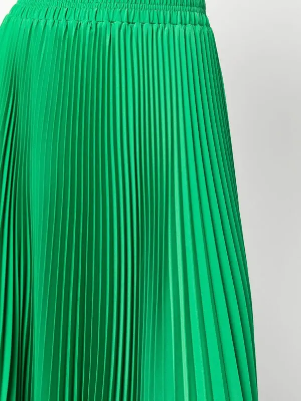 STYLAND Elaticated-wait Pleated Long Kirt