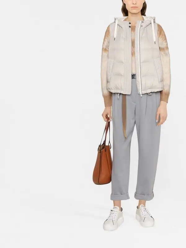 Brunello Cucinelli Belted Straight-leg Trousers