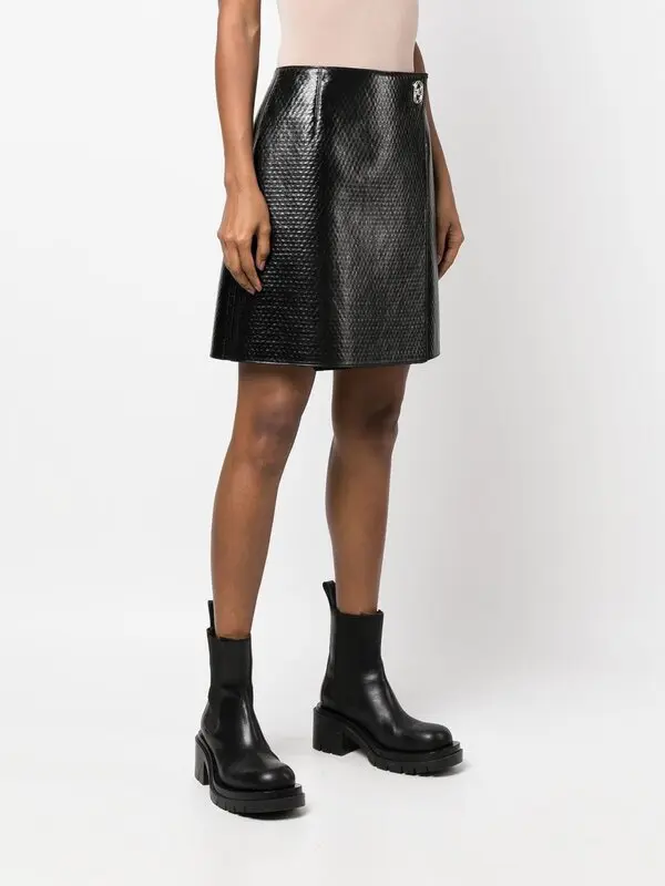FERRAGAMO Embossed Wrap Skirt