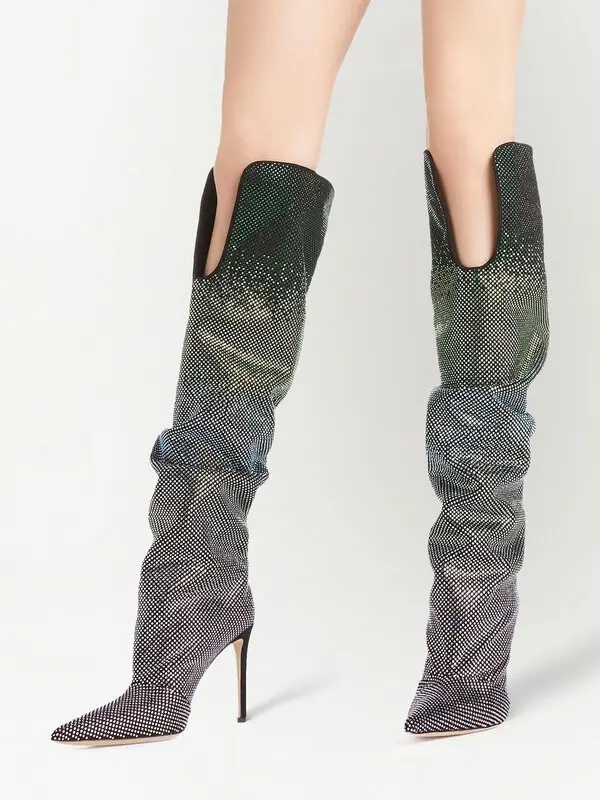 GIUSEPPE ZANOTTI 105mm Gz Gala Caleido Knee-high Boots