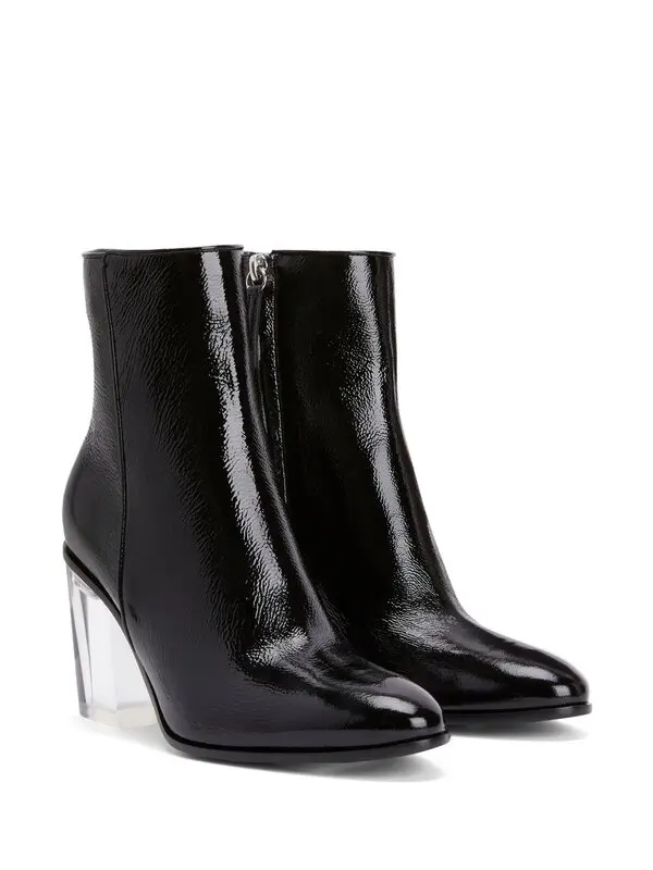 GIUSEPPE ZANOTTI 80mm Enriette Plexy Ankle Boots