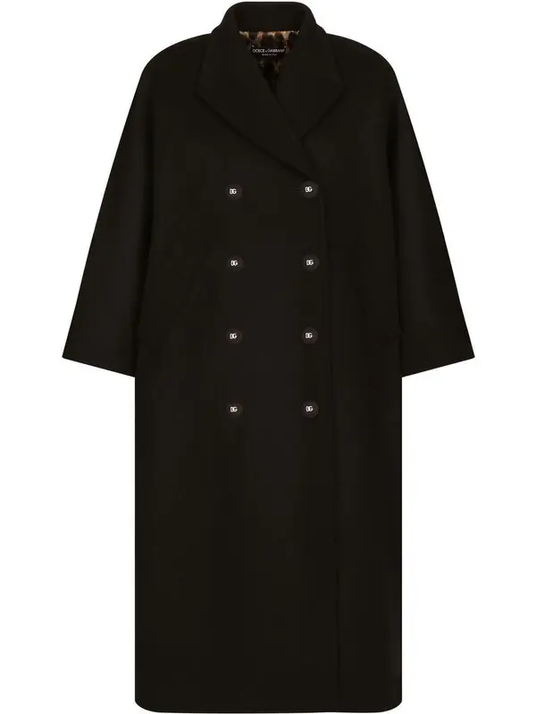 Dolce & Gabbana Double-breasted Baize Coat