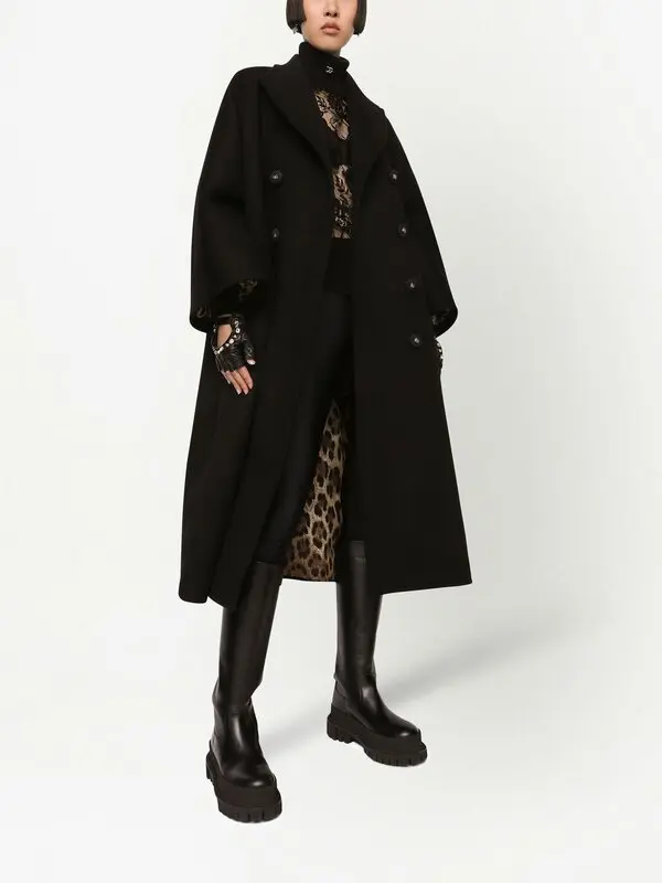 Dolce & Gabbana Double-breasted Baize Coat