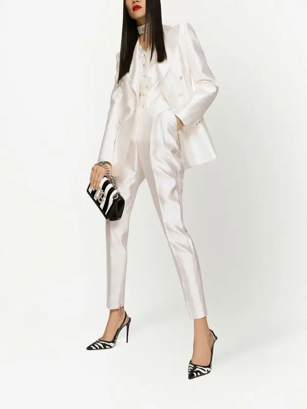 Dolce & Gabbana Double-breasted Blazer - White