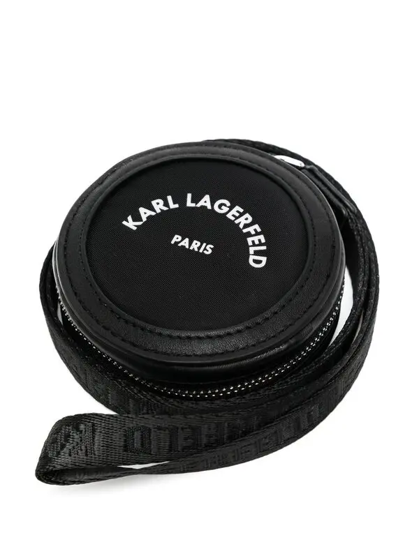 Karl Lagerfeld Logo-print Round Coin Purse