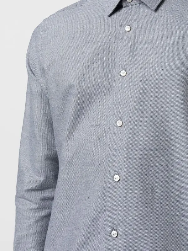 Canali Buttoned-up Long-sleeved Shirt
