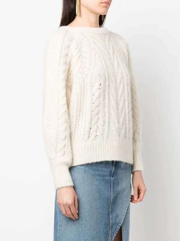 IRO PARIS Cable-knit Wool-blend Jumper