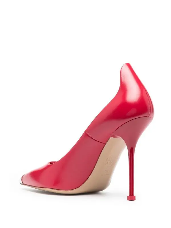 Alexander McQueen Contrast-toecap Leather Pumps