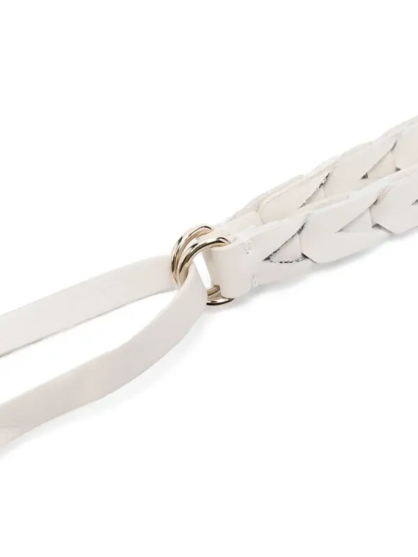 Red Valentino Woven Calf Leather Belt
