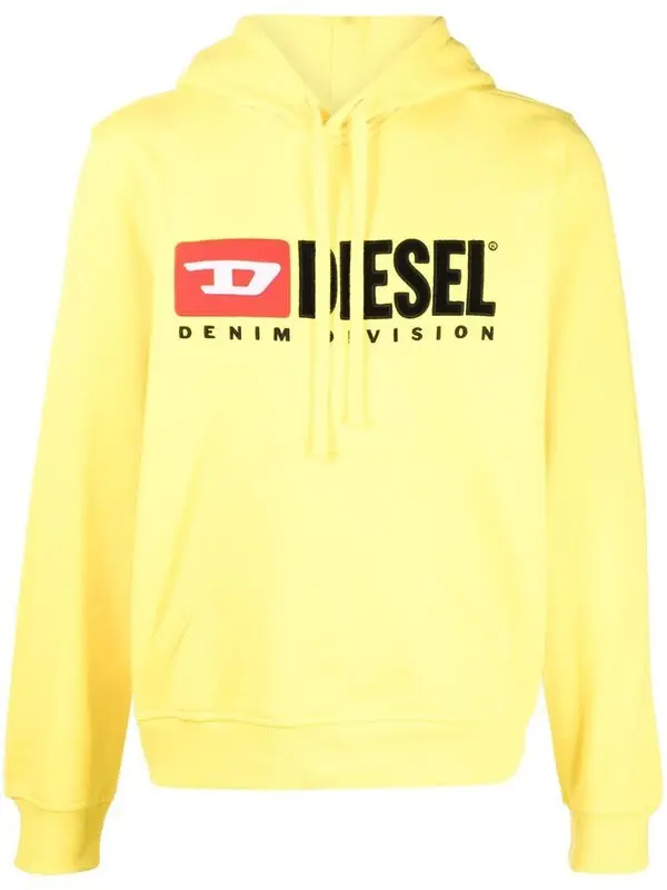 DIESEL® S-ginn-hood-div Logo-appliqué Hoodie