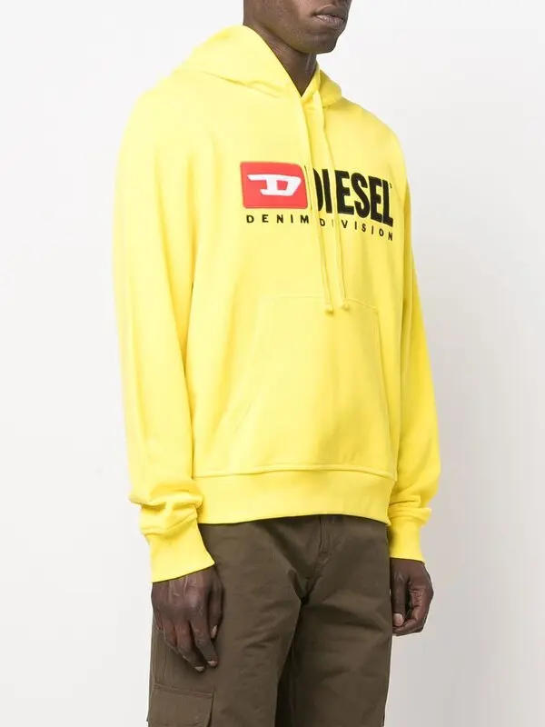 DIESEL® S-ginn-hood-div Logo-appliqué Hoodie