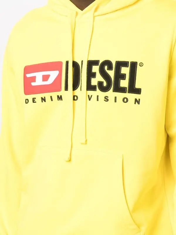 DIESEL® S-ginn-hood-div Logo-appliqué Hoodie