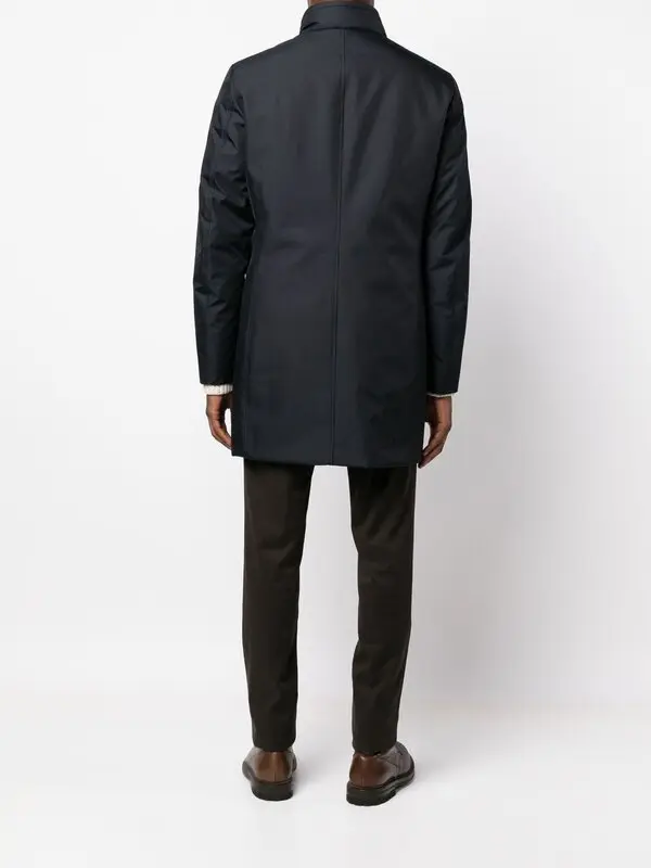 MOORER Buttoned High-neck Coat