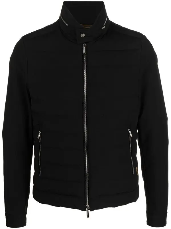 MOORER Quilted Jacket - Black