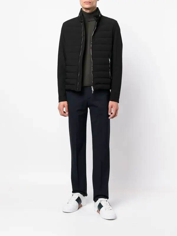 MOORER Quilted Jacket - Black