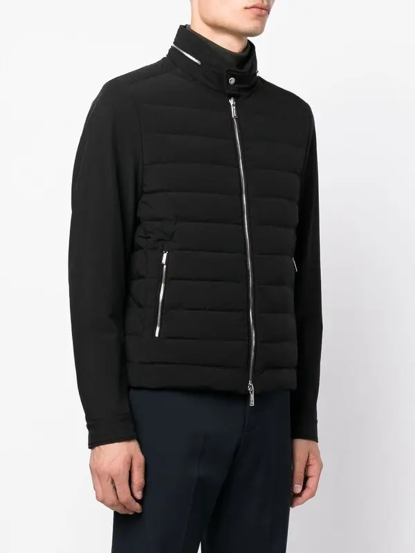 MOORER Quilted Jacket - Black