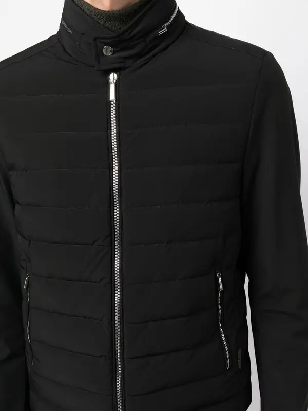 MOORER Quilted Jacket - Black
