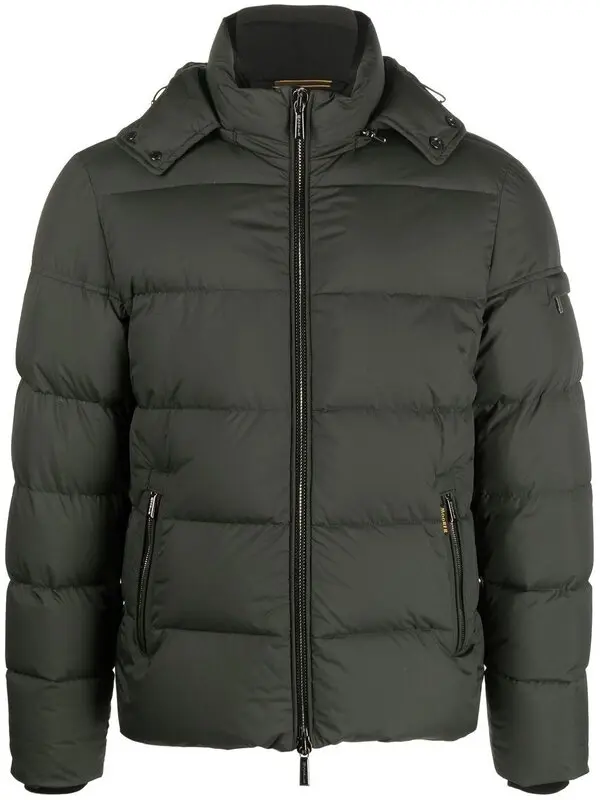 MOORER Quilted-finish Puffer Jacket - Green