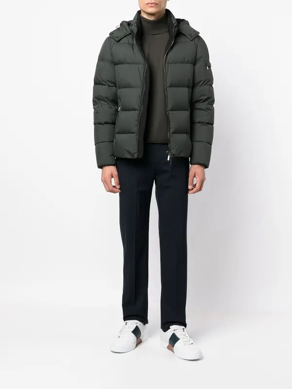 MOORER Quilted-finish Puffer Jacket - Green
