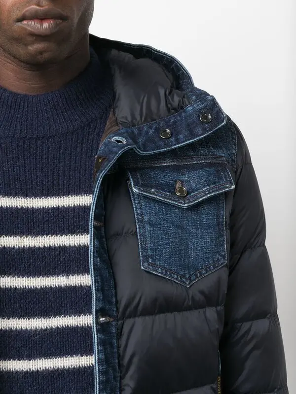 MOORER Button-up Padded Jacket