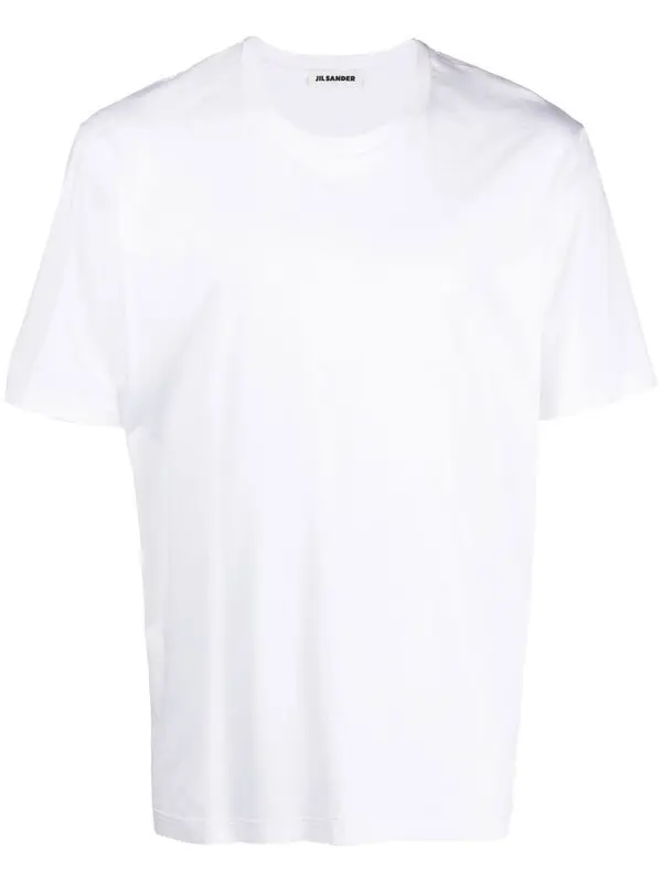JIL SANDER Short-sleeve Cotton T-shirt - White