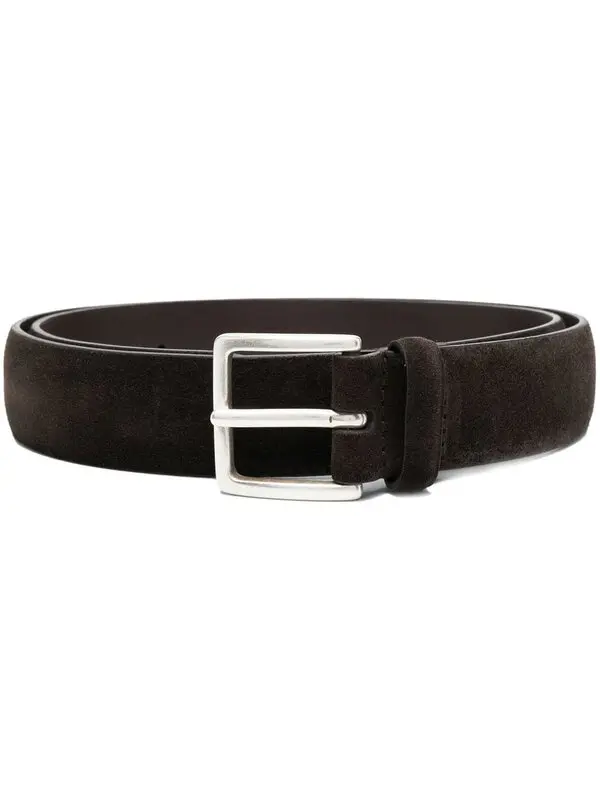 ORTIGNI Suede Belt - Brown