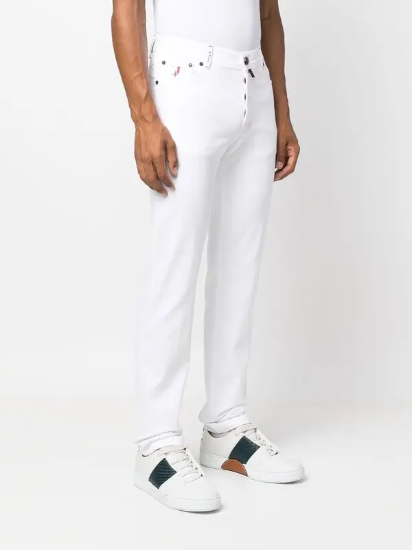 Kiton Low-rise Slim-cut Jeans