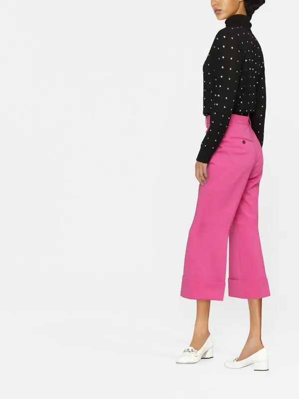 Dsquared2 Cropped Tailored Trousers - Pink