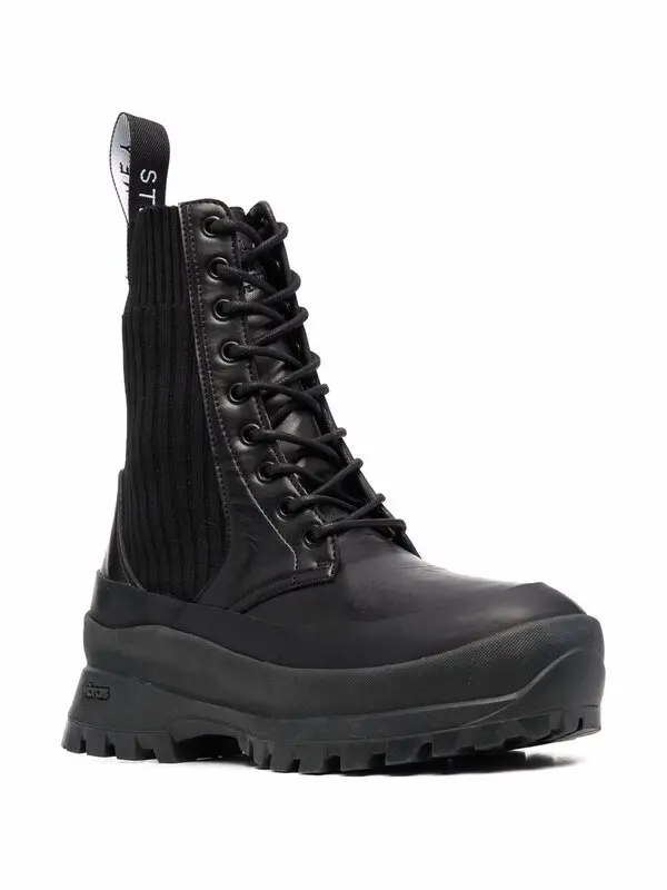 Stella McCartney Trace Lace-up Combat Boots