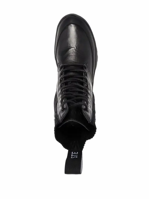 Stella McCartney Trace Lace-up Combat Boots