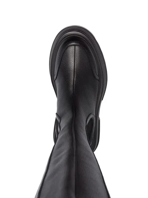 Bally Round-toe Leather Boots