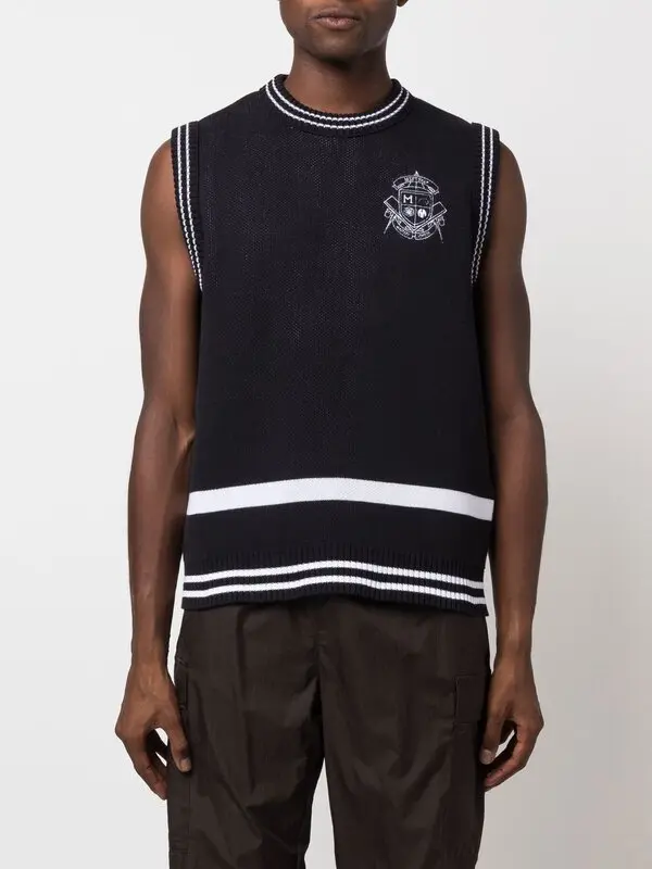 MSFTS Intarsia-knit Logo Vest