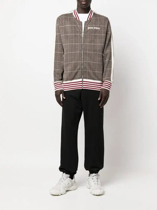 Palm Angels Checked Bomber Jacket